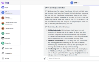 Tài khoản Chatbot Poe Plus (GPT-4) – Thắng Tin Store